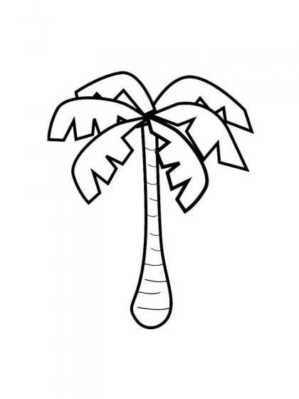 Ausmalbilder Palmen - Malvorlagen Kostenlos zum Ausdrucken