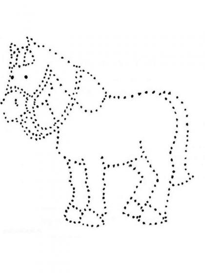 Malen nach Punkten Ausmalbilder - Kostenlose Malvorlagen