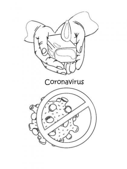 Coronavirus Ausmalbilder - Kostenlose Malvorlagen