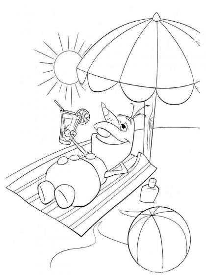 Olaf Ausmalbilder - Kostenlose Malvorlagen