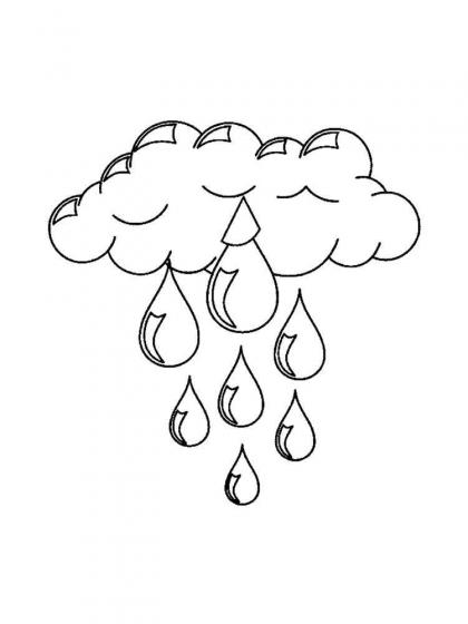 Wassertropfen Ausmalbilder - Kostenlose Malvorlagen