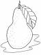 Ausmalbilder Birne - Malvorlagen Kostenlos zum Ausdrucken
