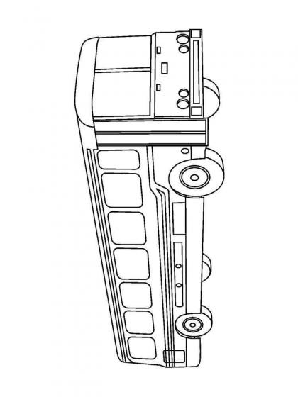 Ausmalbilder Bus - Malvorlagen Kostenlos zum Ausdrucken